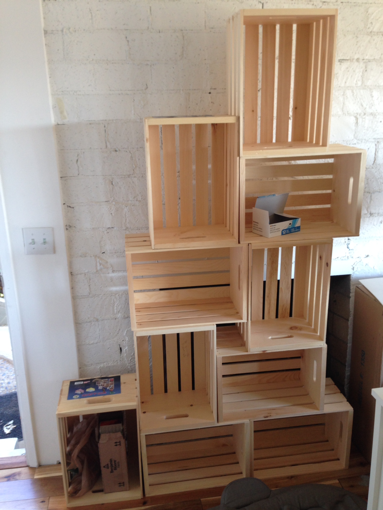 DIY Crate Shelf in Redbook | Emily Henderson | Bloglovin’