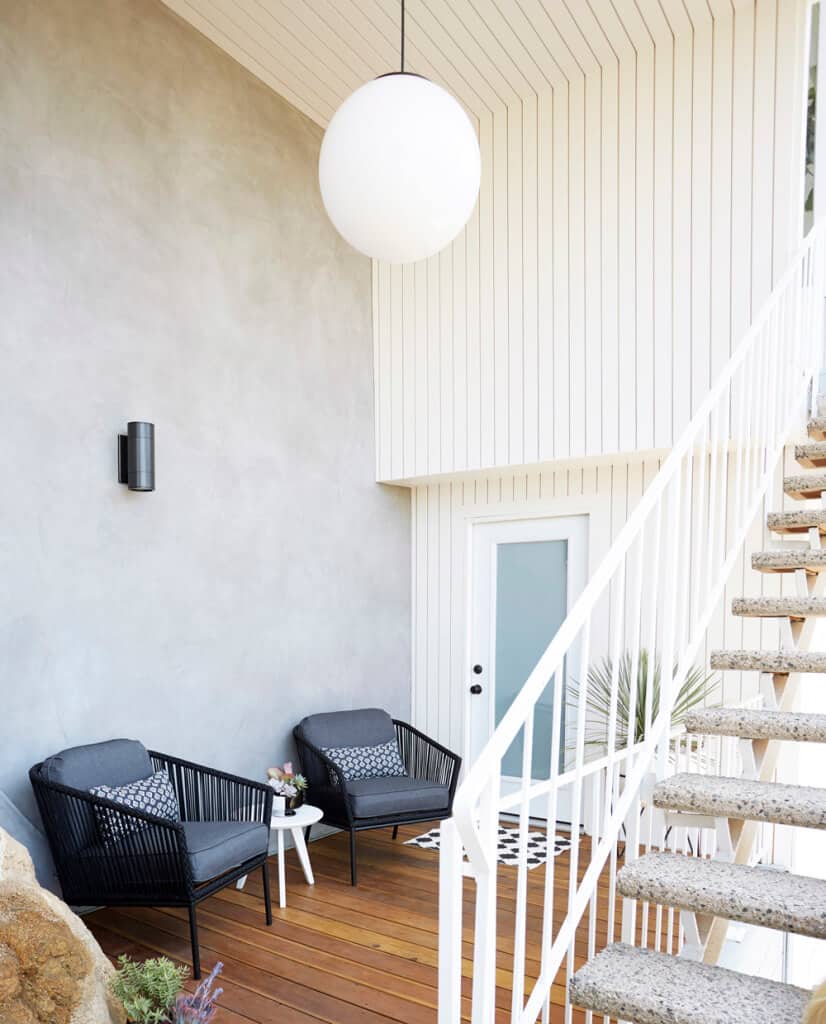 Giving New Life To Our Old Wood Deck + Get The Look - Emily Henderson