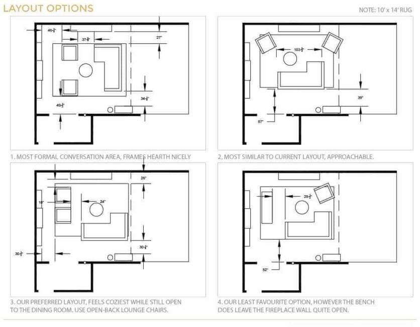 How to Arrange furniture with Two Focal Walls - Emily Henderson