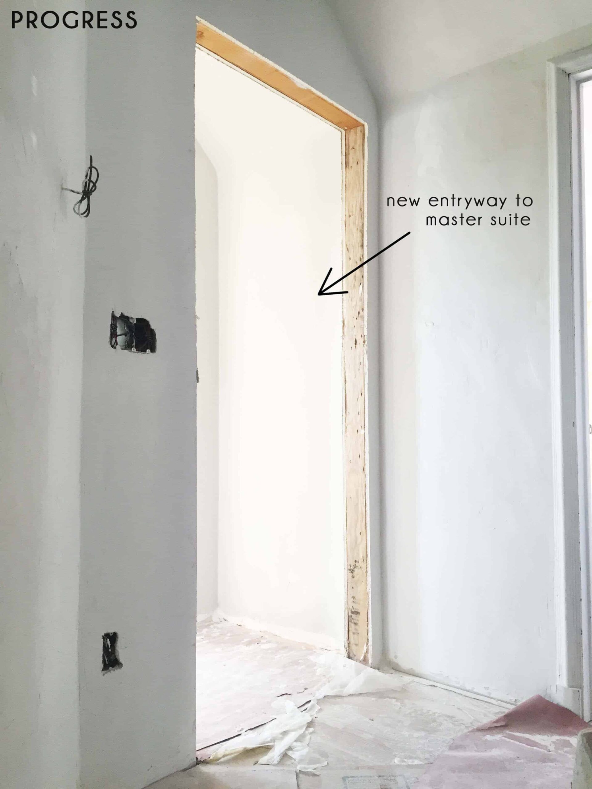 Before Pic_Demo Plan_Text Overlay_Master_Bedroom_ New Doorway Changes ...