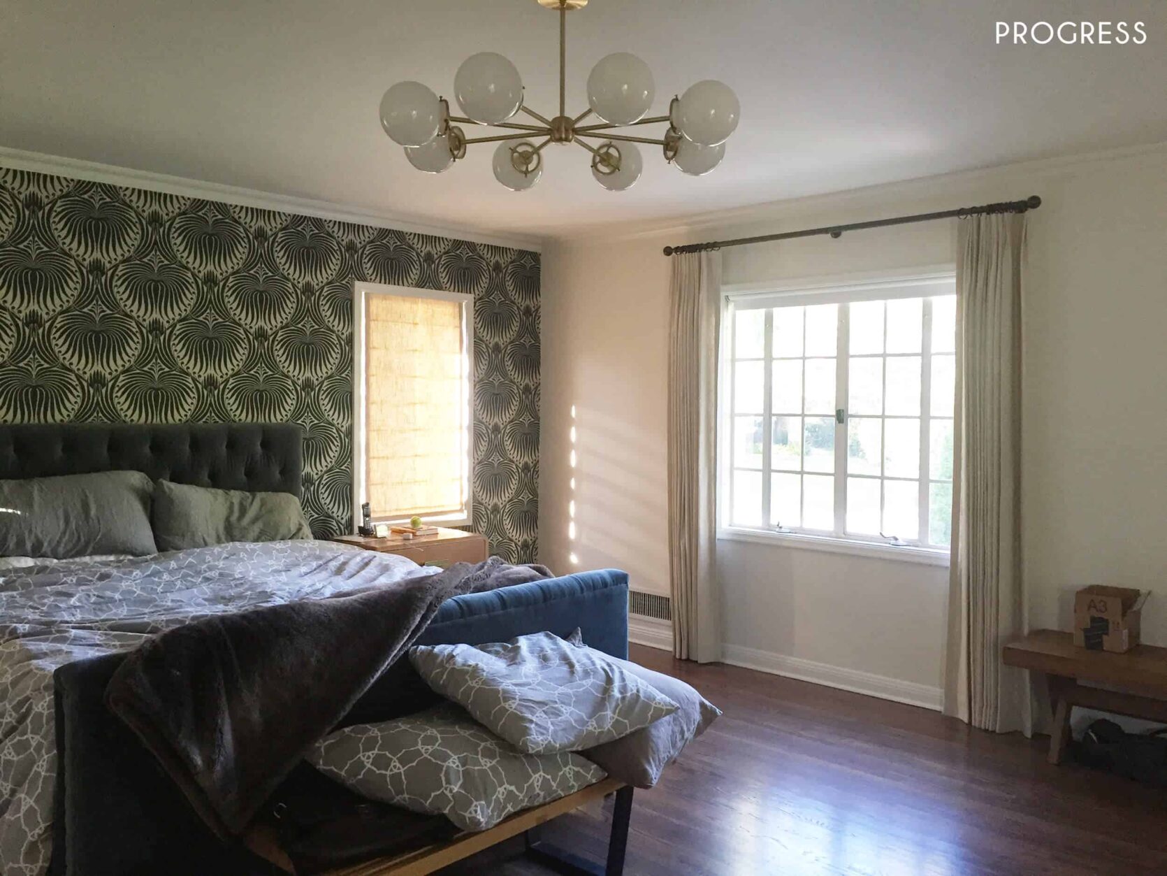 A Bold and Traditional Master Bedroom Introduction - Emily Henderson