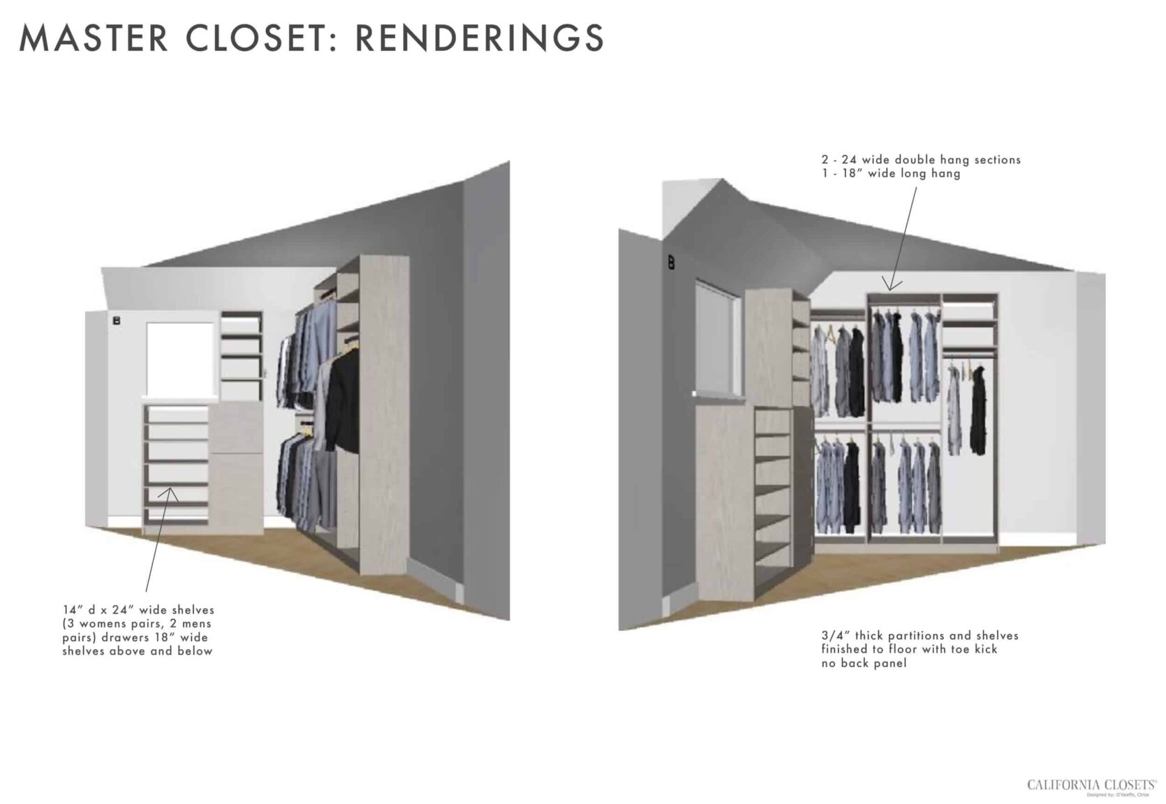 Our Closets, designed and styled - Emily Henderson