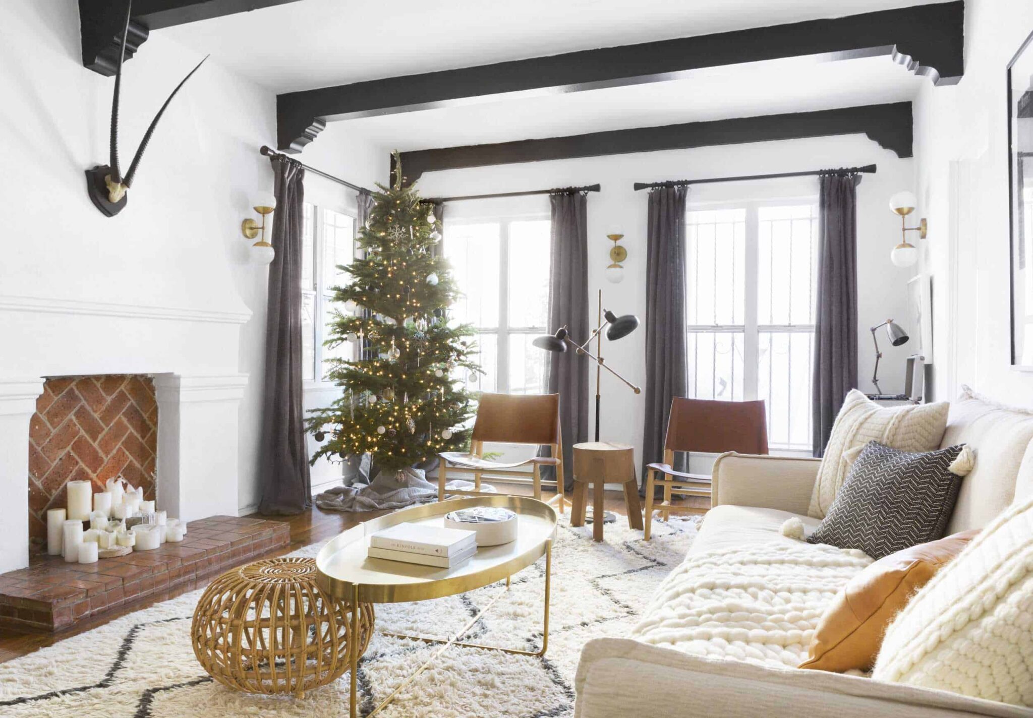 Brady's Living Room Refresh with The Citizenry - Emily Henderson