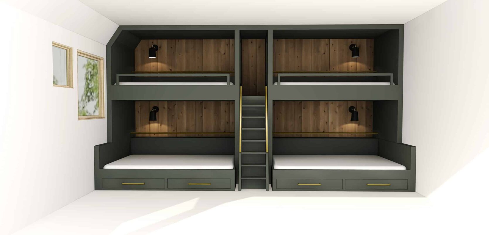 The Mountain Fixer Upper: An Update on the Kids Bunk Room - Emily Henderson