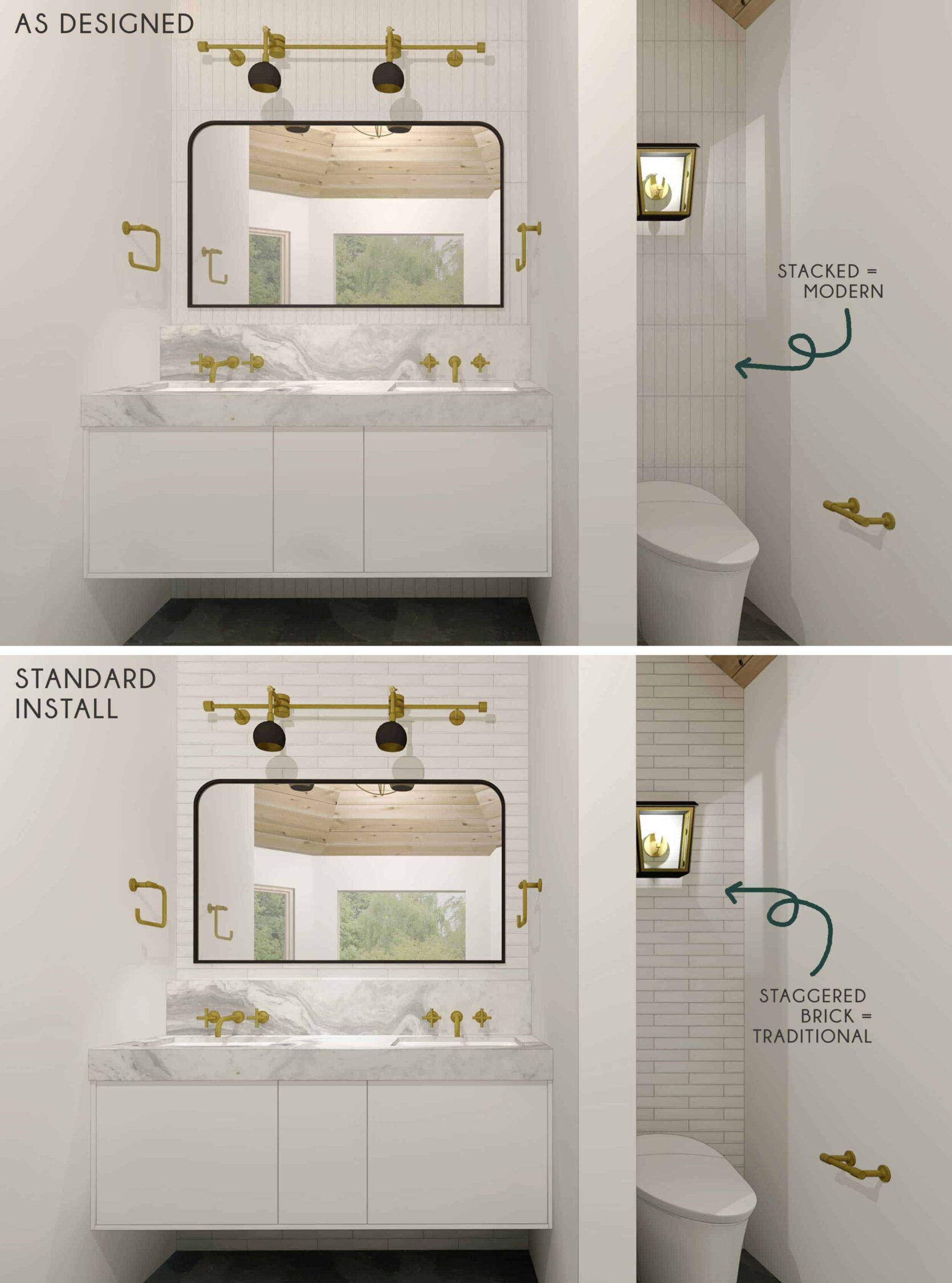 Trend Alert: Stacked Versus Staggered Tile? (+ What We're Doing in the ...