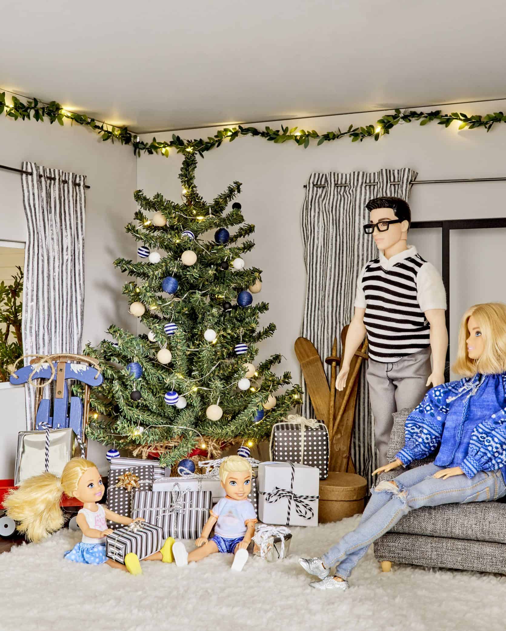 How We Redecorated the Culligan Dollhouse for The Holidays - Emily ...