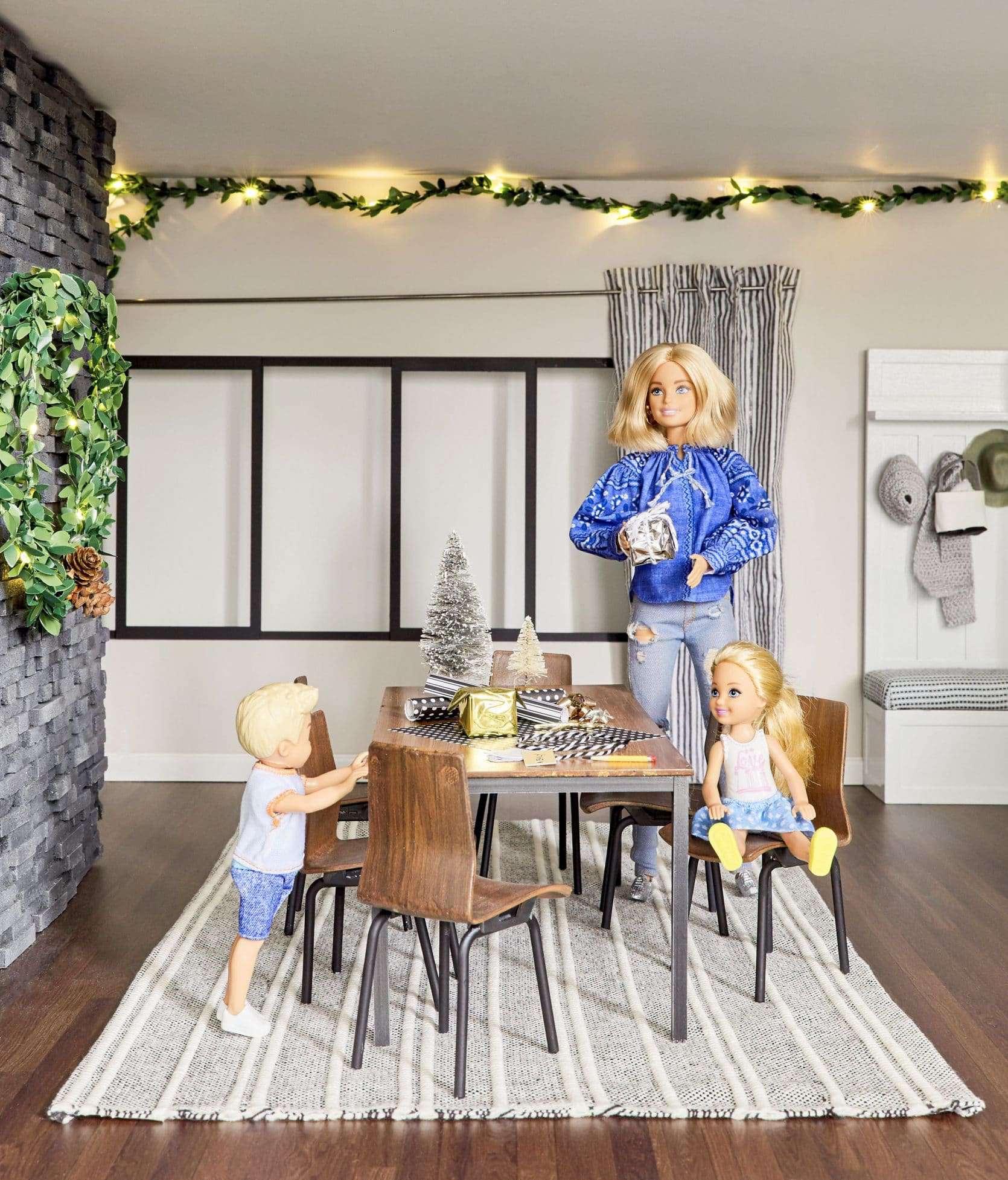 How We Redecorated the Culligan Dollhouse for The Holidays - Emily ...
