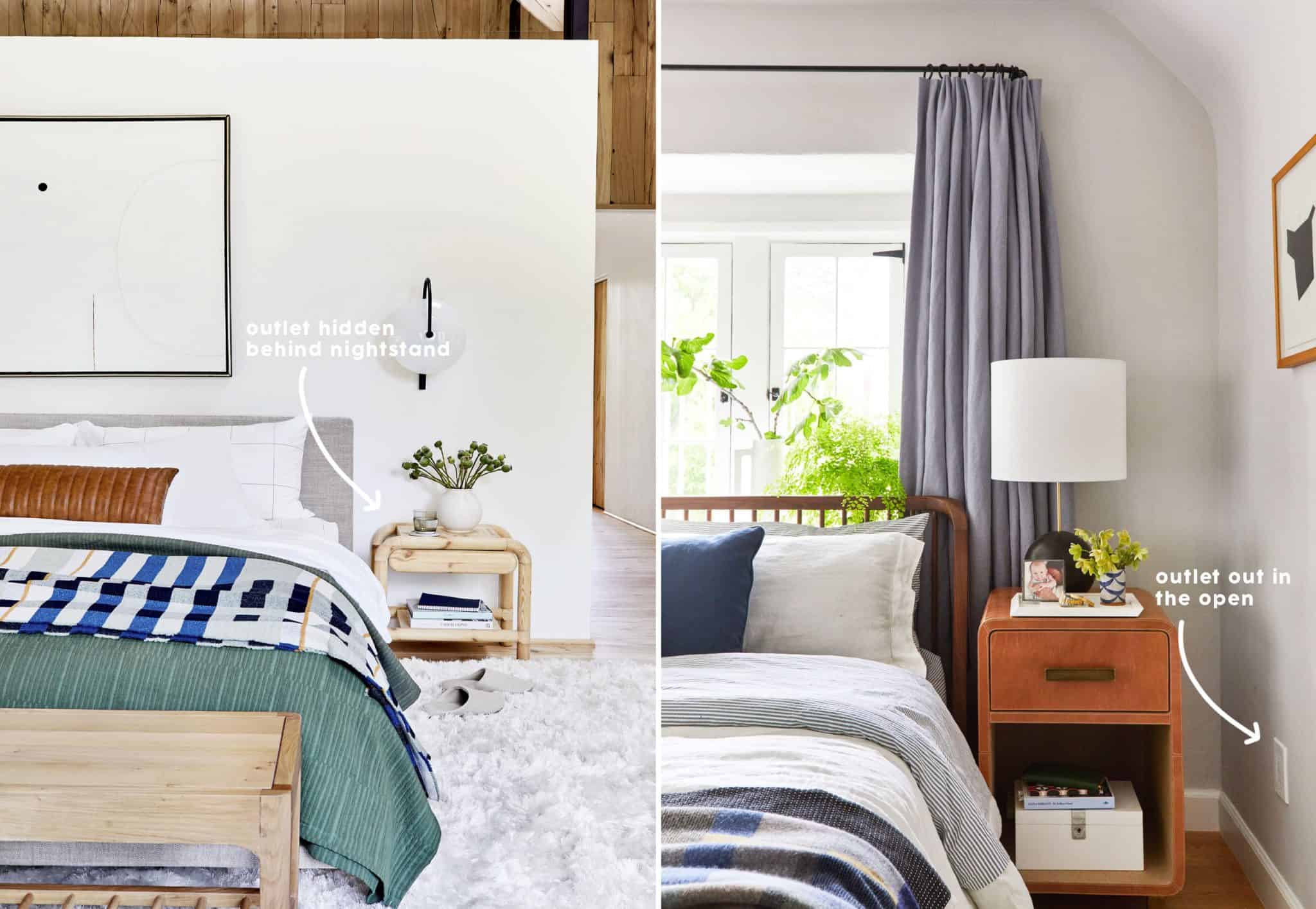 How To Hide Cords and Outlets In Every Room - No Photoshop Required ...