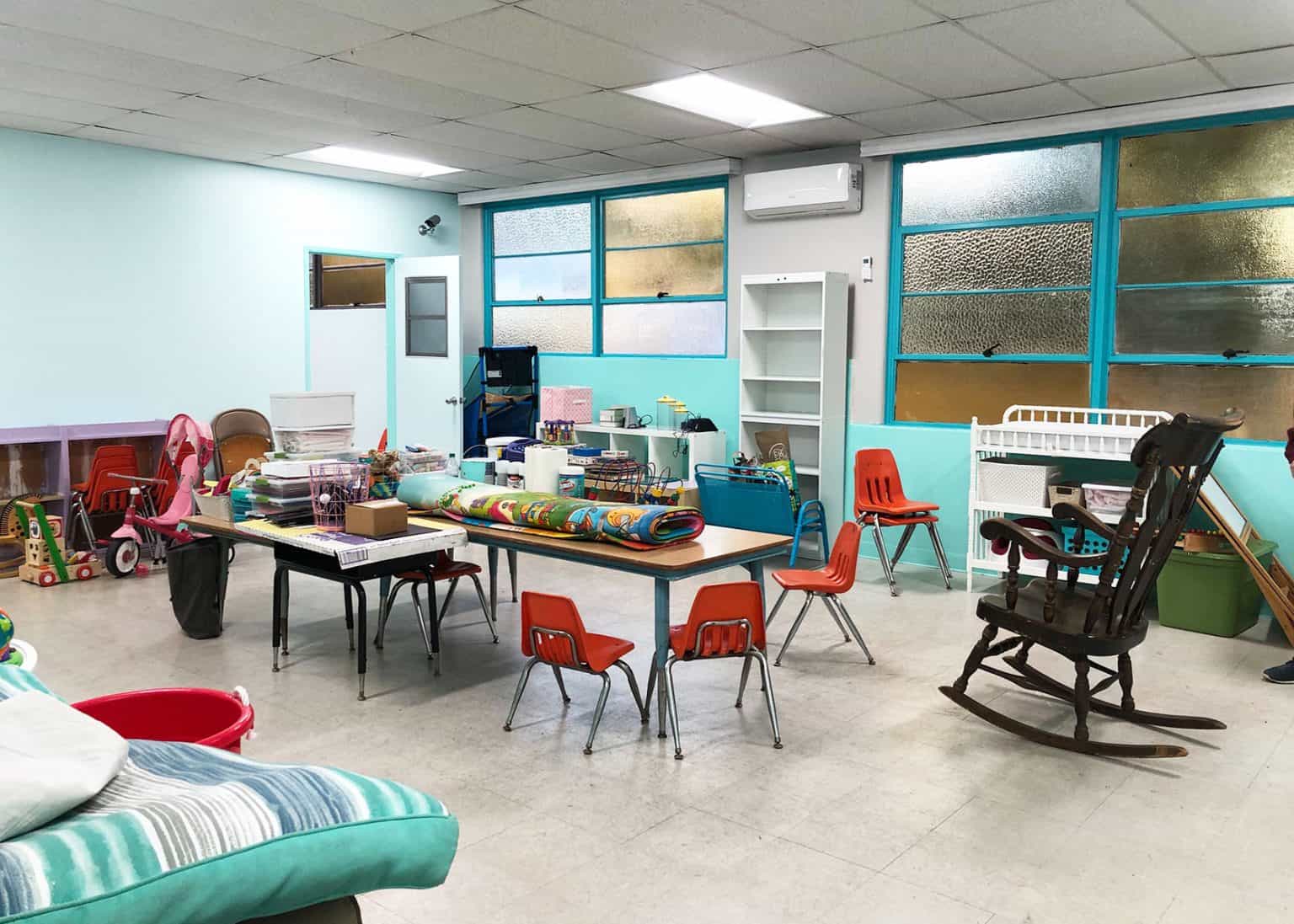 Project Progress - A Community Center Kids Room + Nursery - Emily Henderson
