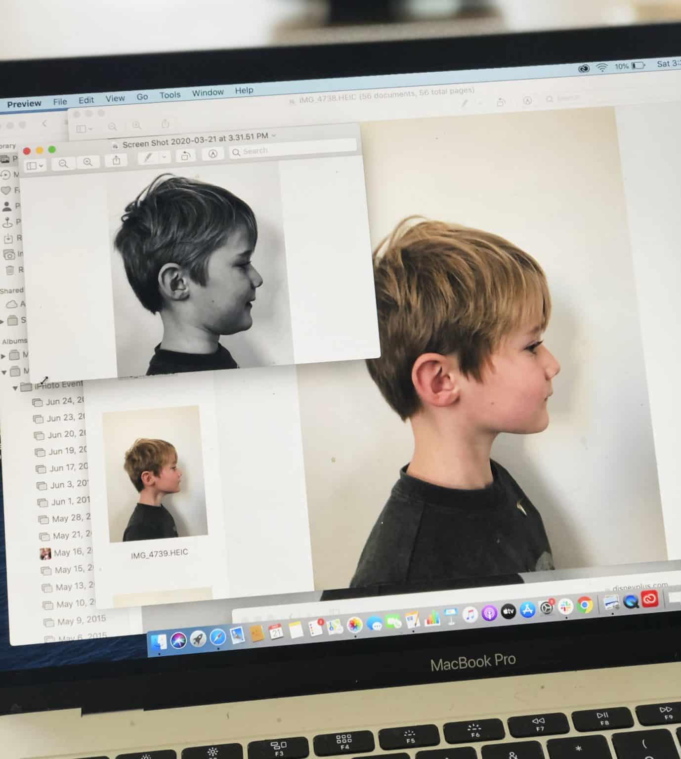 Weekend Art Project: Easy Kids DIY Silhouette Portraits - Emily Henderson