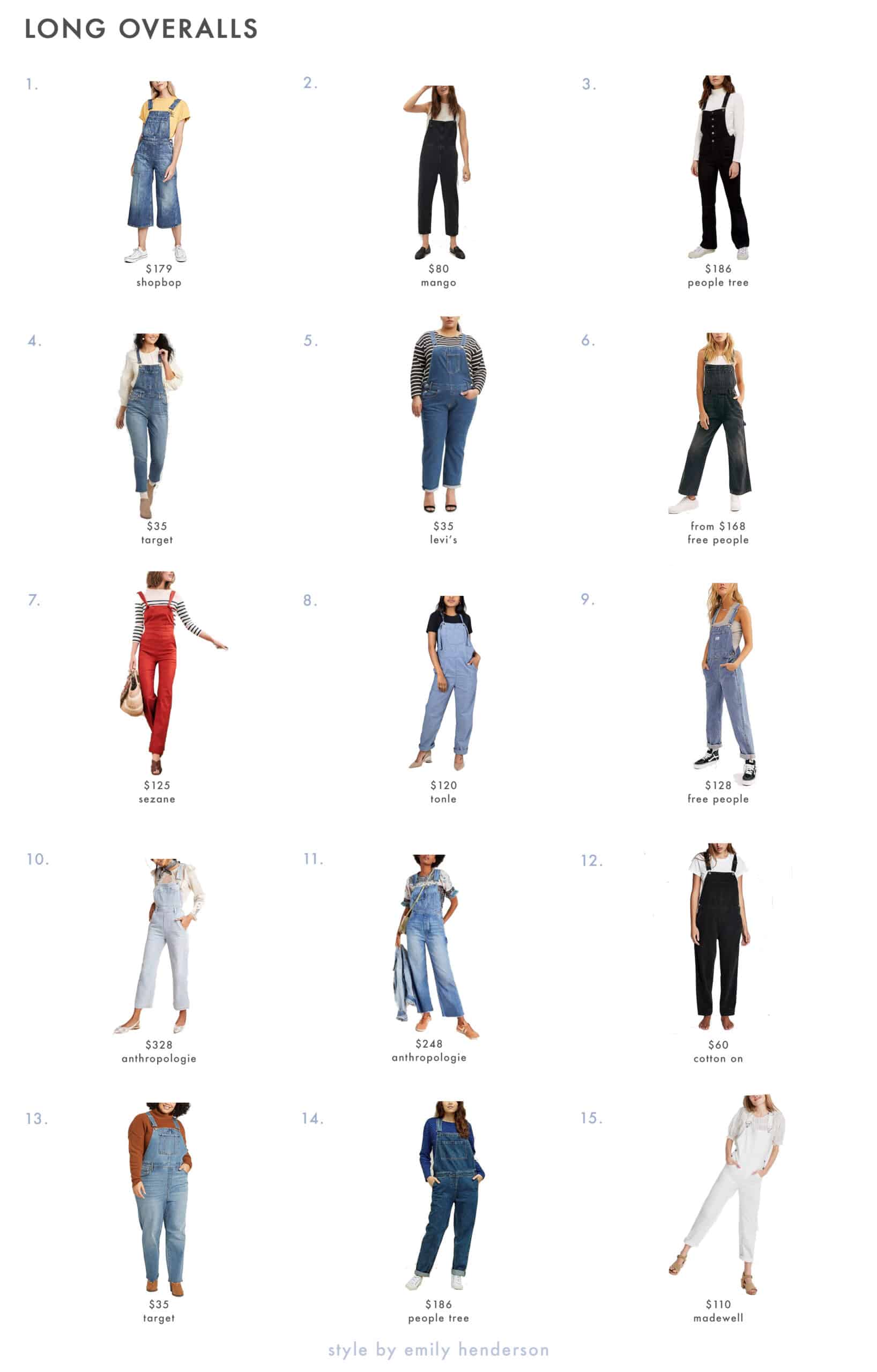 The Long-Awaited EHD Approved Overalls Roundup - Emily Henderson