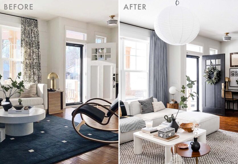 Lea's Living Room Reveal: Her Pet And Family-Friendly Open Concept ...