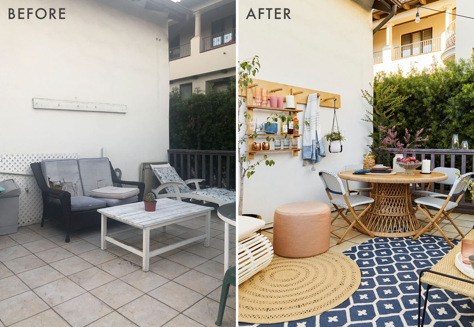 Jess' Communal Patio Reveal - Beautiful Outdoor Furniture, Some Great ...
