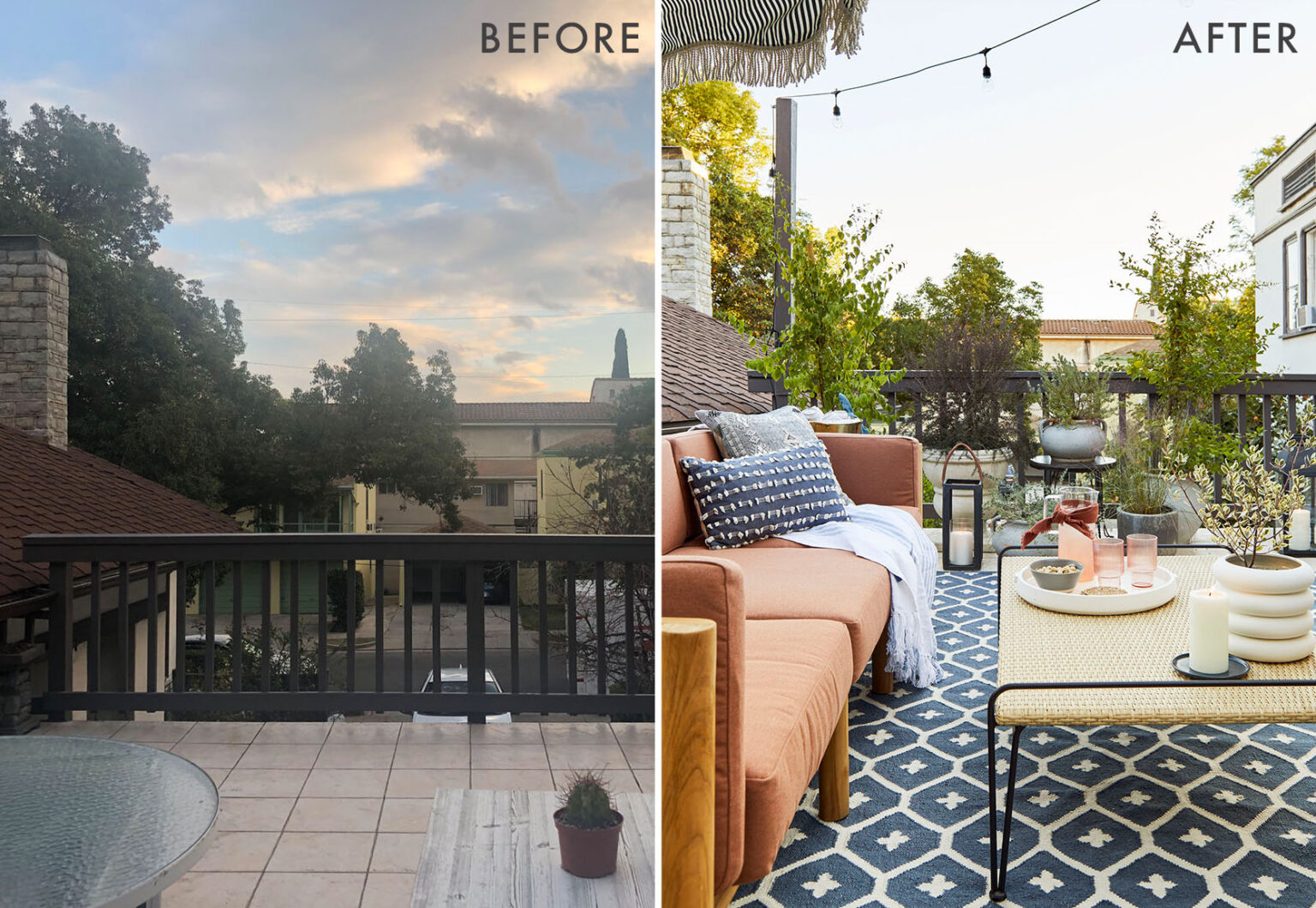 Jess' Communal Patio Reveal - Beautiful Outdoor Furniture, Some Great ...
