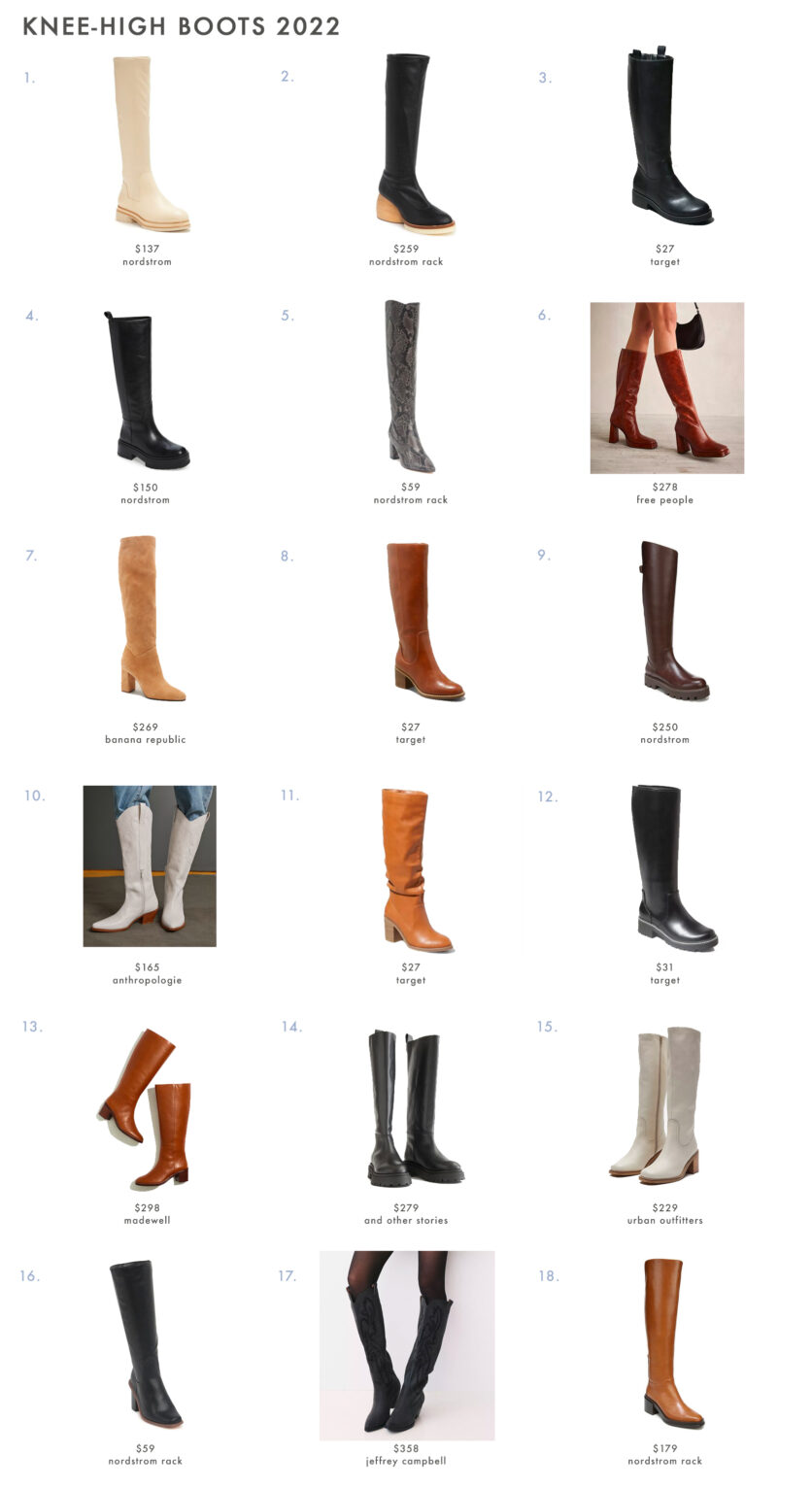 The Tall Boot Trends We Love (+ How To Wear Them and Our Picks) - Emily ...