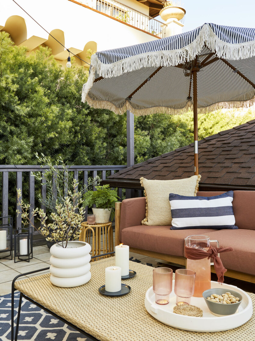 Jess' Communal Patio Reveal - Beautiful Outdoor Furniture, Some Great ...