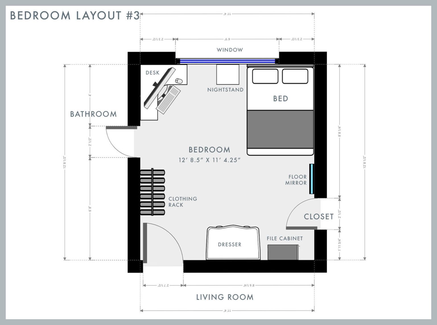 Ryann's Bedroom Layout Design Agony: Can An Adult Bedroom Have A Bed In ...