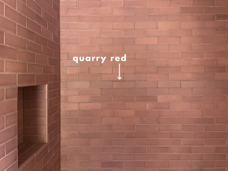 The Bathroom Tile Grout "Trend" We Are Trying - Matching Tile To Grout ...