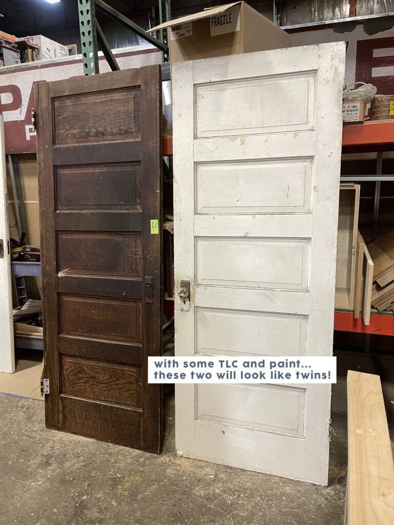 How We Are Restoring Our Vintage Doors + Splurging On Some Special ...