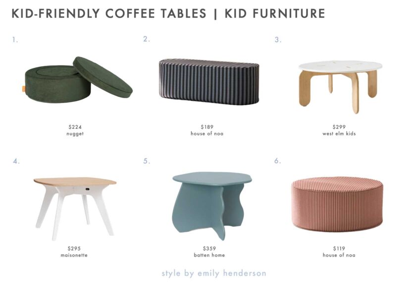 UPDATED: The Coffee Table Styles That Won't Injure Your Kids (+ Kid ...