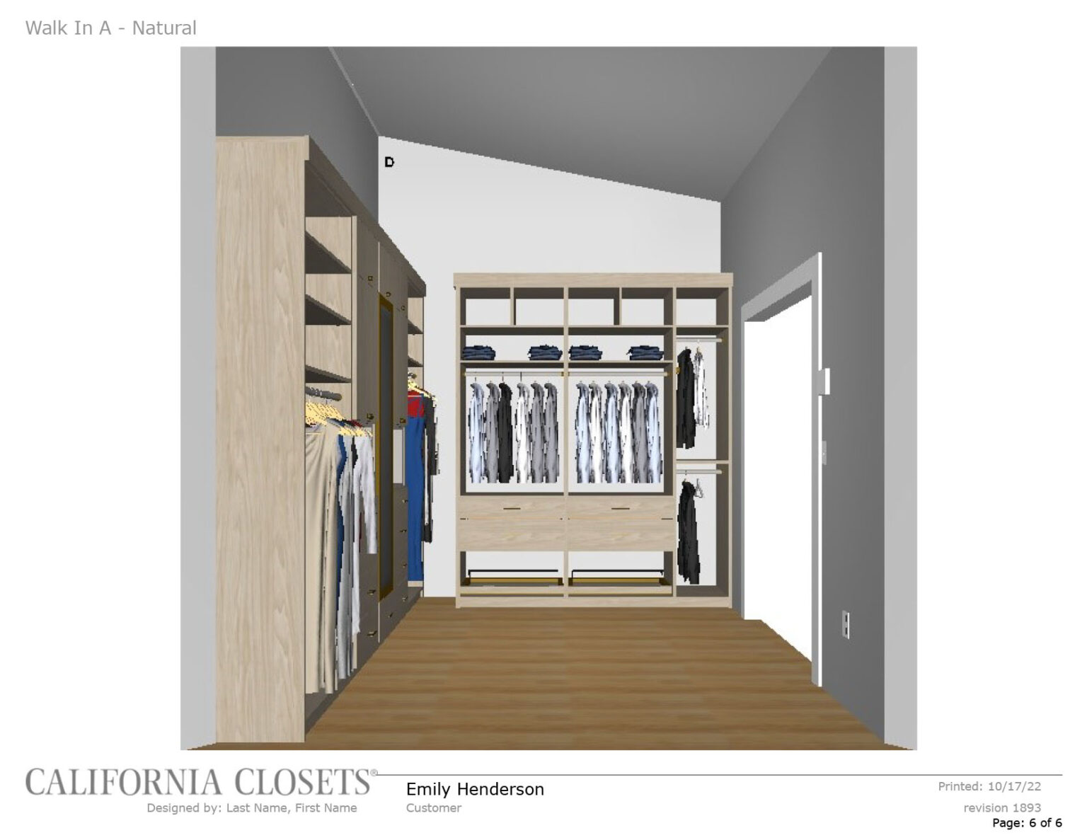 Our Primary Closet Plan + Tips On Designing Your Closet For How You ...