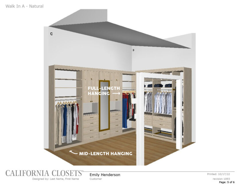 Our Primary Closet Plan + Tips On Designing Your Closet For How You ...