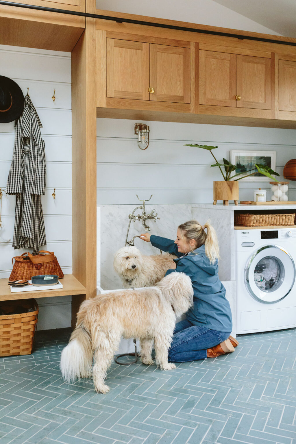 The Mudroom Dog Washing Station: Measurements, How It's Working + Some ...