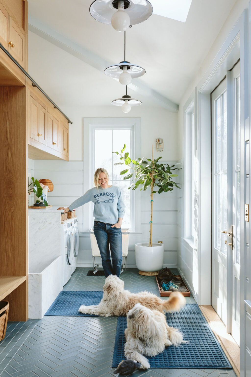 The Mudroom Dog Washing Station: Measurements, How It's Working + Some ...