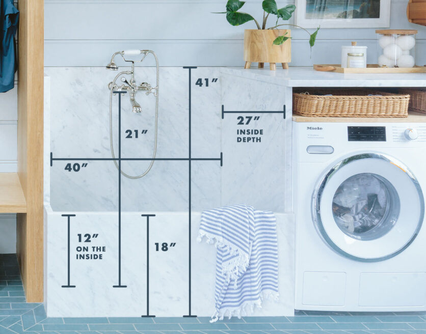 The Mudroom Dog Washing Station: Measurements, How It's Working + Some ...