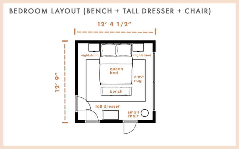 How To Layout A Bedroom For Optimal Rest: 5 EHD-Tested Layouts + Help ...