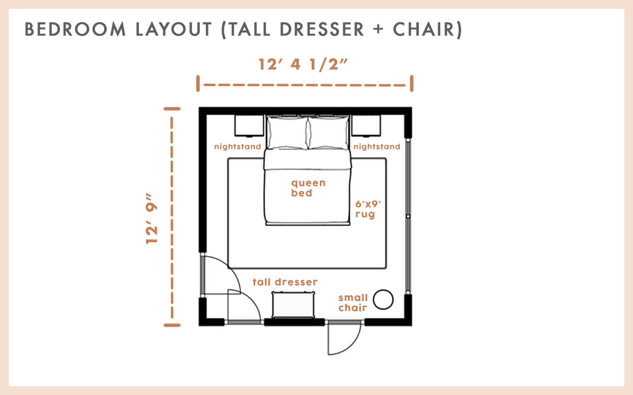 Small Bedroom Floor Plan With Dimensions Infoupdate