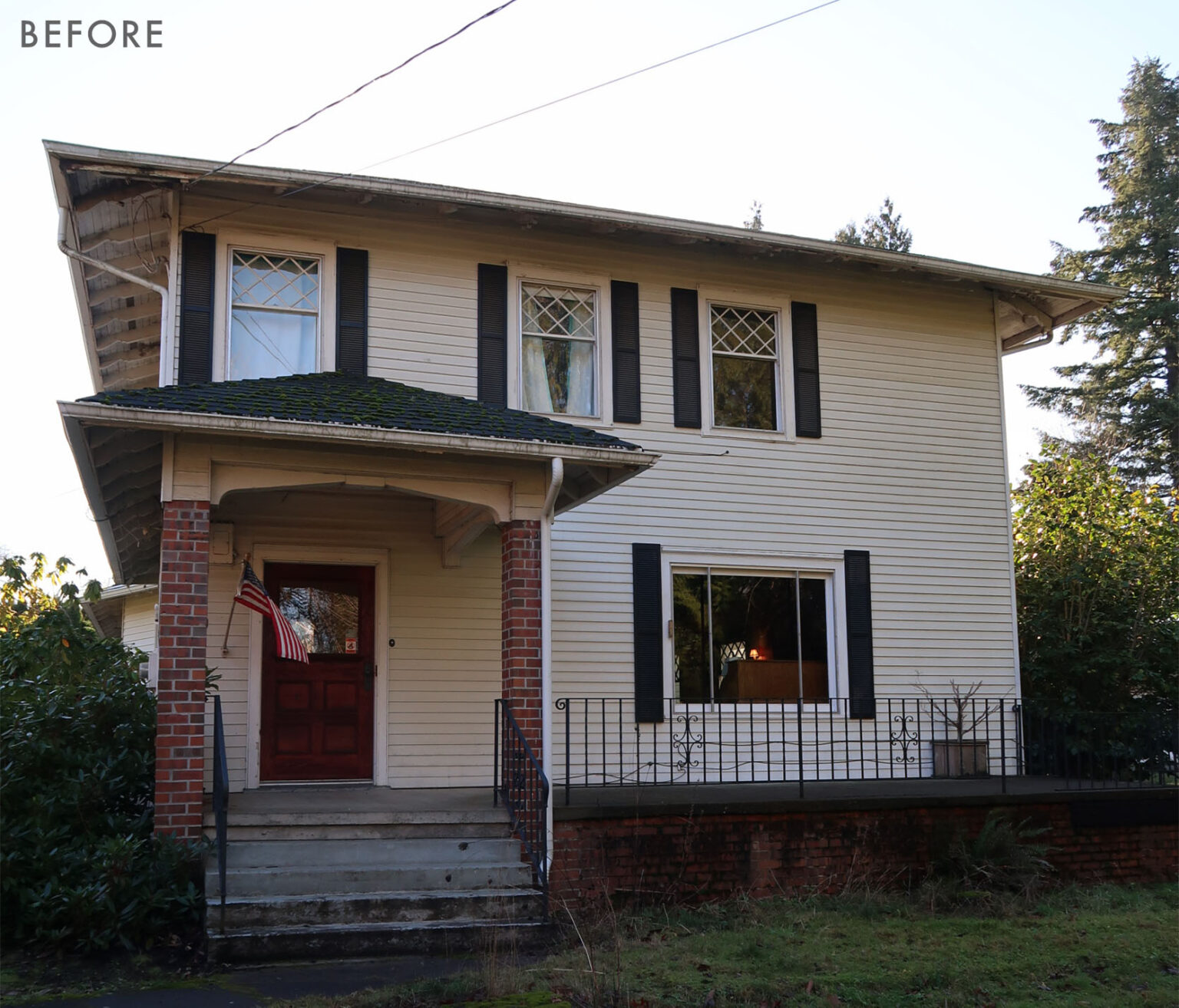 Farmhouse Curb Appeal Complete! Our Very Cute Front Porch Makeover ...