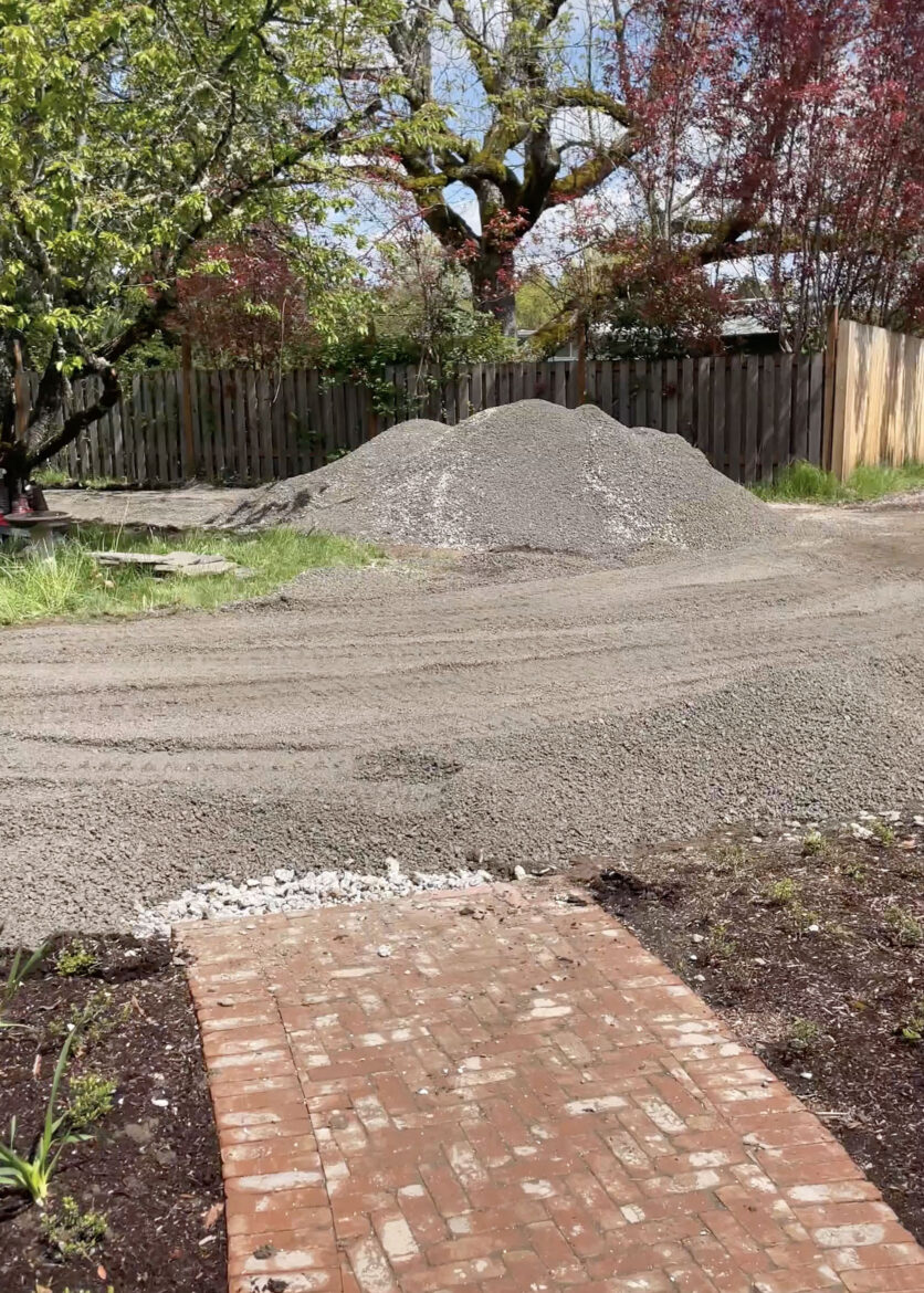 Our New Driveway - A Gravel/Concrete/Asphalt/Regrind Debate - Emily ...