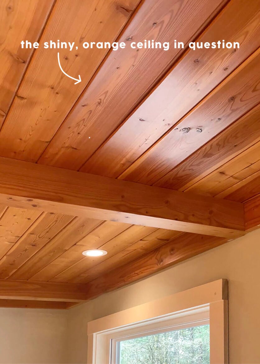 Reviving A Shiny, Orange Wood-Paneled Ceiling With Dry-Ice Blasting ...
