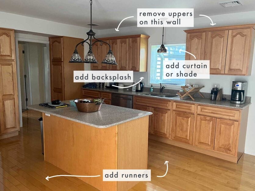 Real Reader Kitchens! 5 Dated Honey Oak Spaces & How A Design Expert Would Make Them Better ...