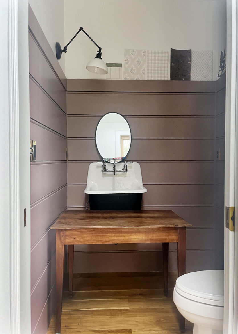 Our Powder Makeover Process: A Recap And Our Custom Vintage Vanity ...