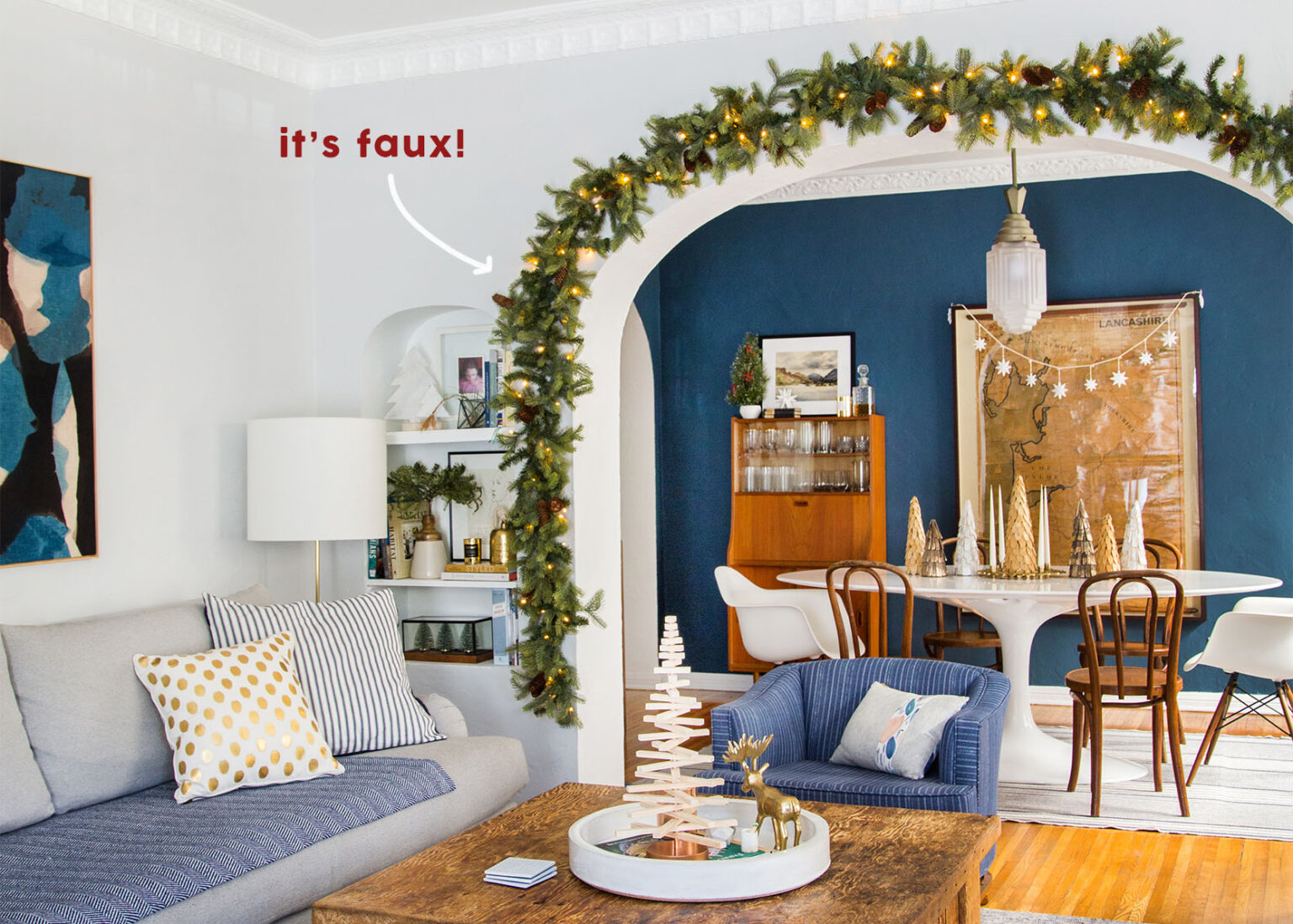 Our Favorite Scandi-Inspired Faux Christmas Trees (+ Pretty Garlands ...