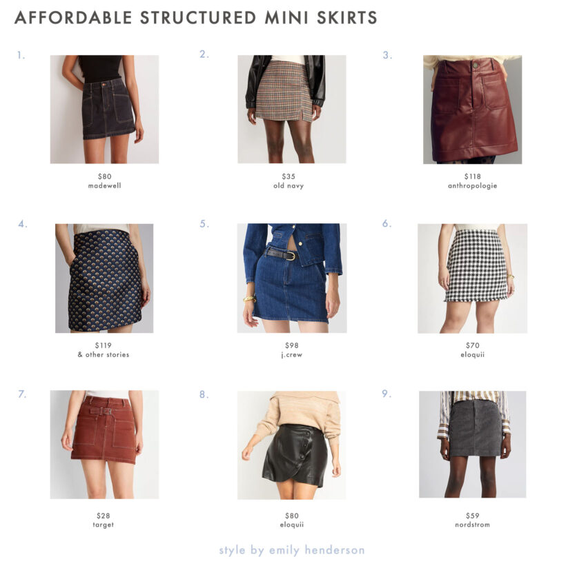 The Year Of The Structured Mini Skirt - Cute Skirts And How I'm Styling ...
