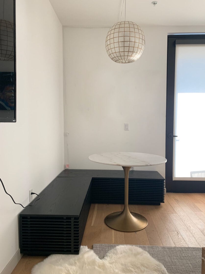 A Renter-Friendly Dining Nook That You Can Take From House To House ...