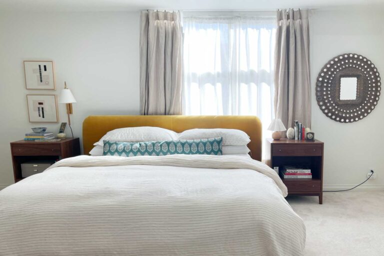 Design Challenge Accepted: How to Balance an Off-Center Window Above a ...
