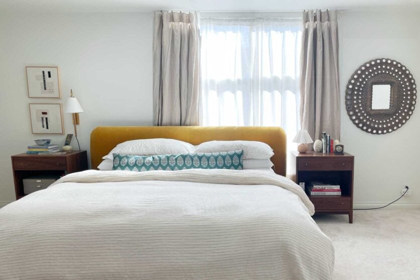 Design Challenge Accepted: How to Balance an Off-Center Window Above a ...