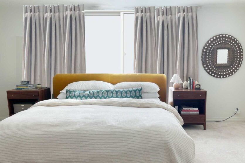 Design Challenge Accepted: How to Balance an Off-Center Window Above a ...