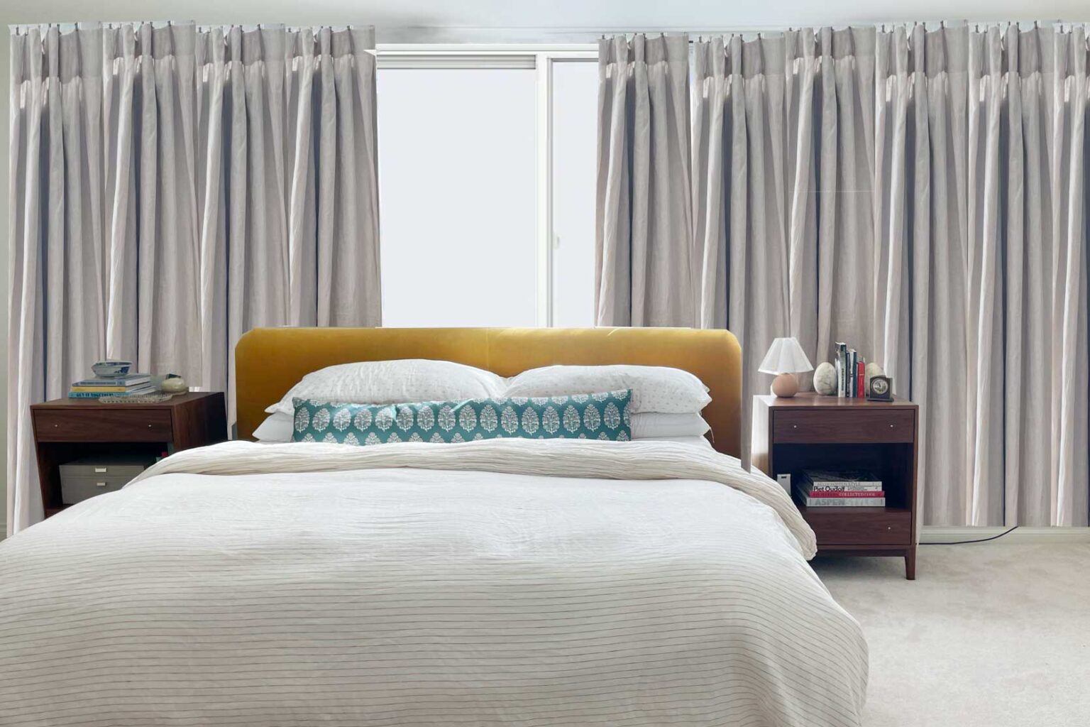 Design Challenge Accepted: How to Balance an Off-Center Window Above a ...