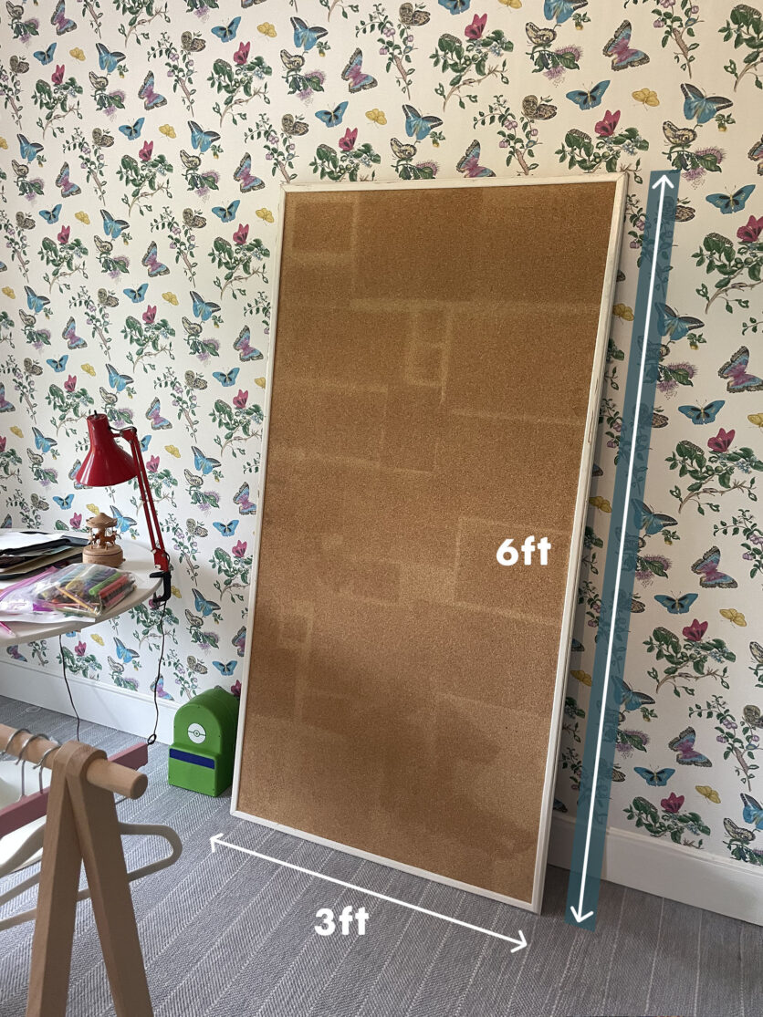 How We Made A Custom Corkboard For Birdie's Bedroom - Emily Henderson