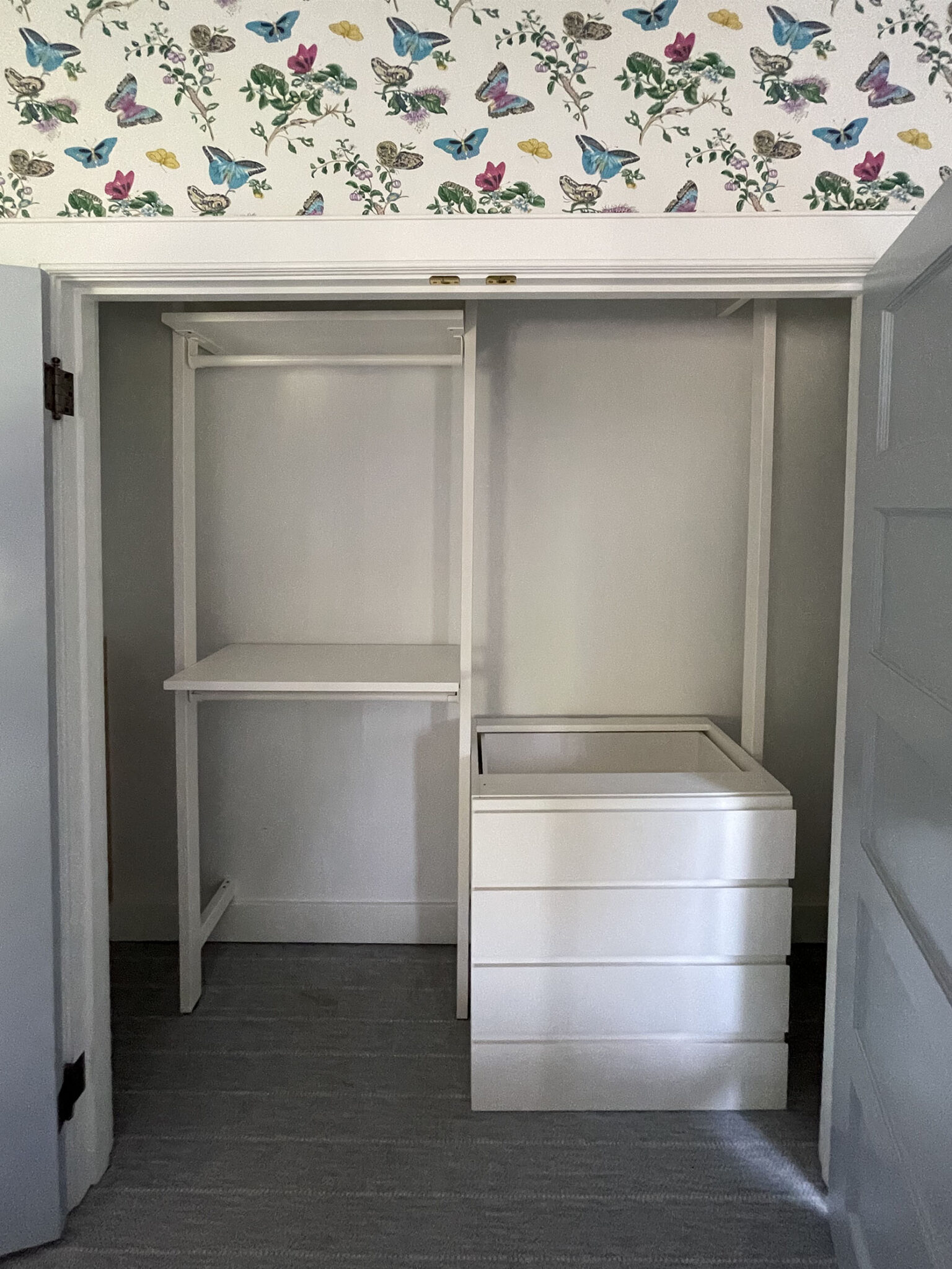 Birdie's Closet Makeover (With A Funny DIY Fail) - Emily Henderson