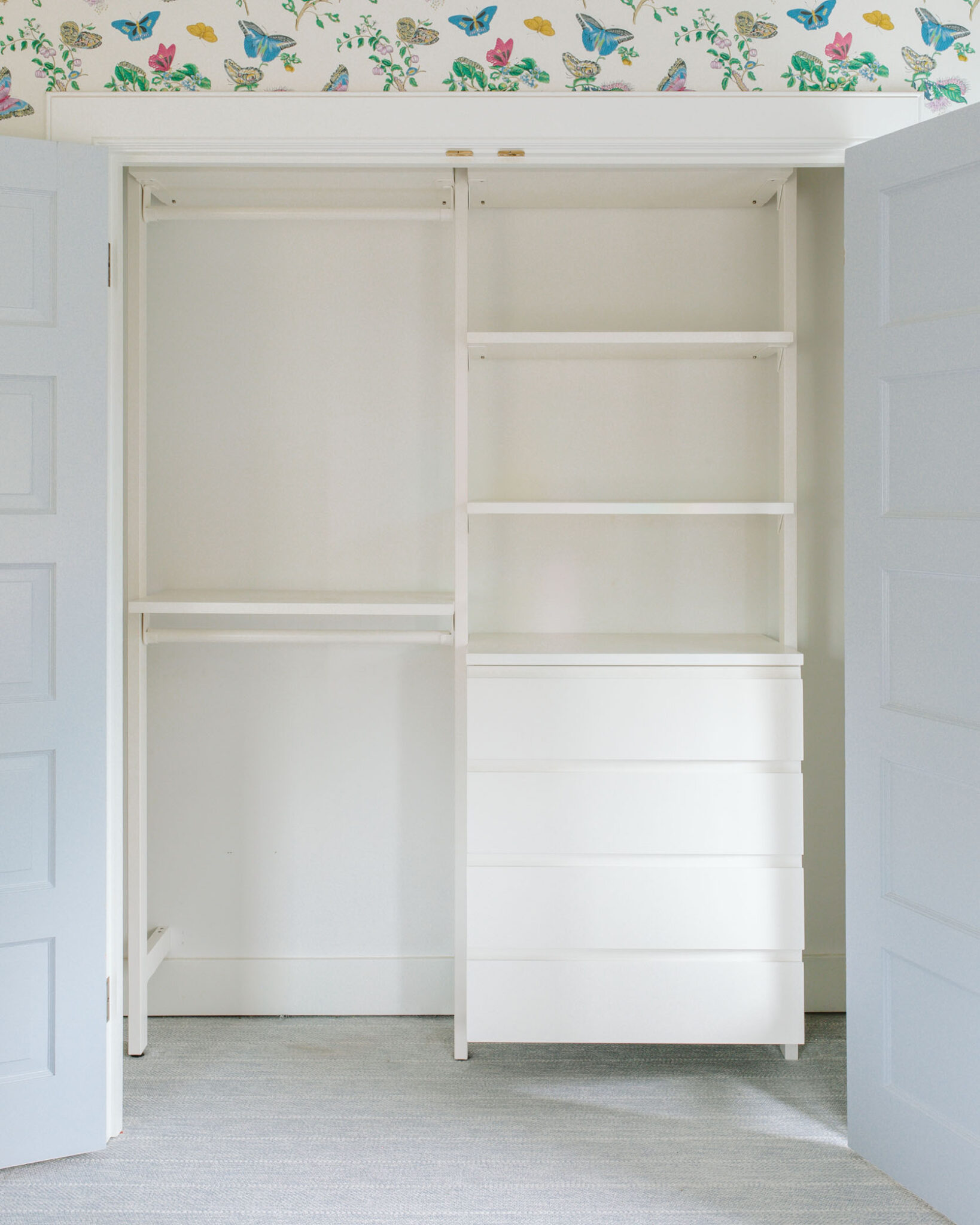 Birdie's Closet Makeover (With A Funny DIY Fail) - Emily Henderson