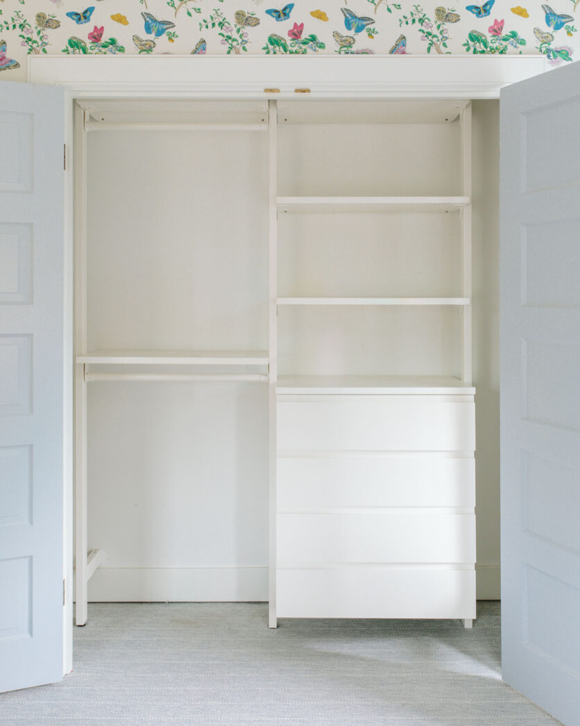 Birdie's Closet Makeover (With A Funny DIY Fail) - Emily Henderson