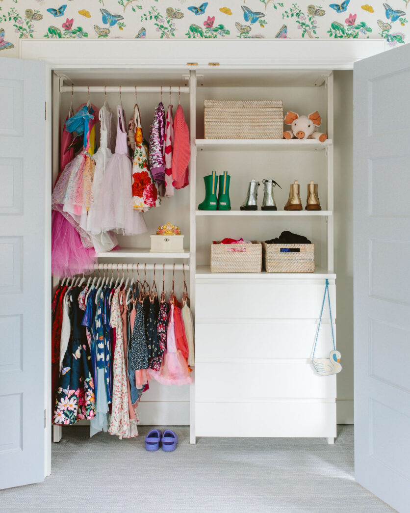 Birdie's Closet Makeover (With A Funny DIY Fail) - Emily Henderson