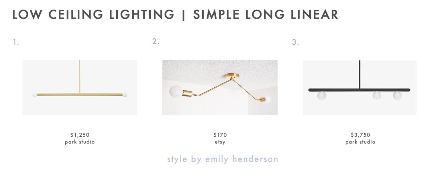 Design Agony! Lighting For Low Ceilings (We Found 33 Perfect Options ...