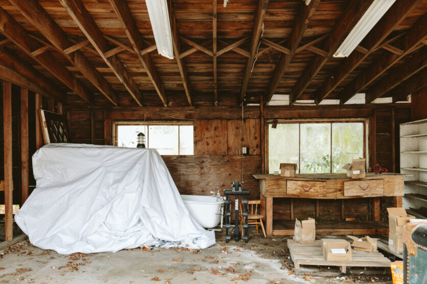 Should The Farmhouse Garage Be The EHD Studio Space?? - Emily Henderson